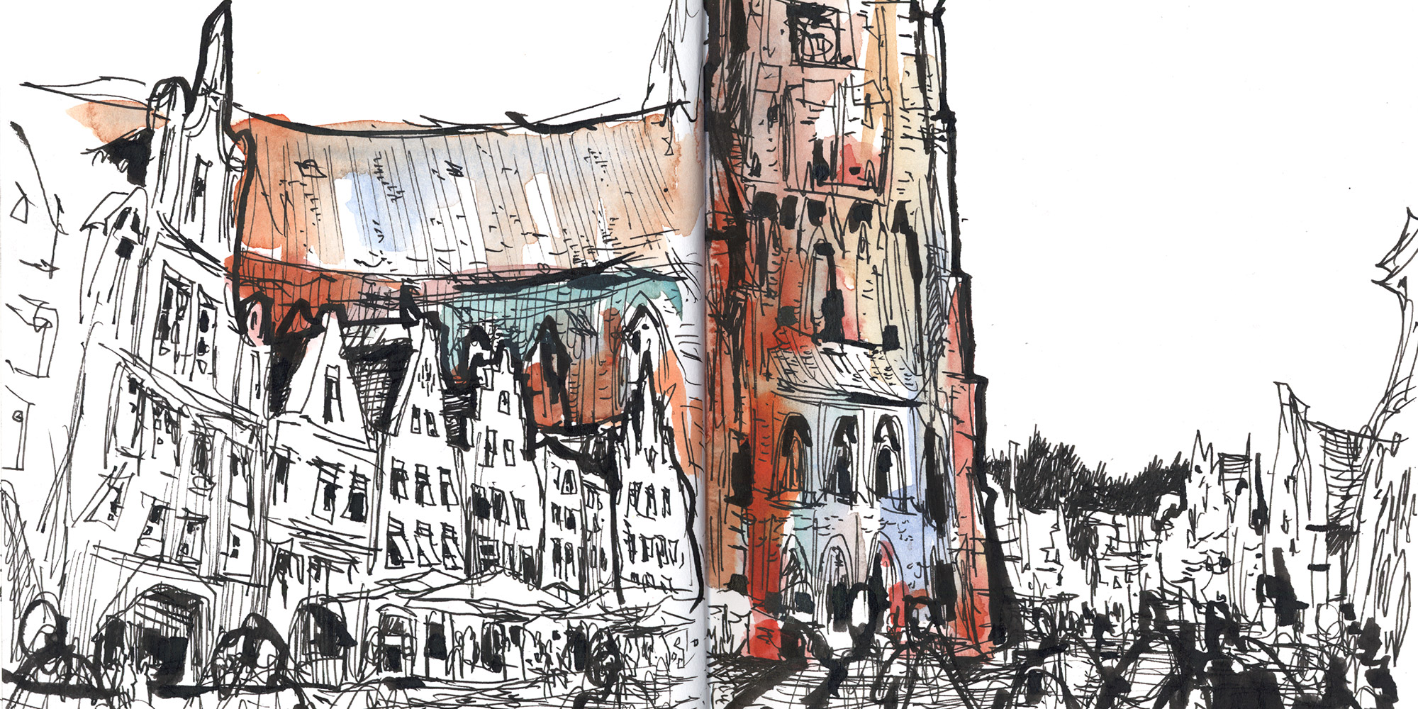 Anne Rose: The tower doesn't fit on the sheet. - Zeichenwerk